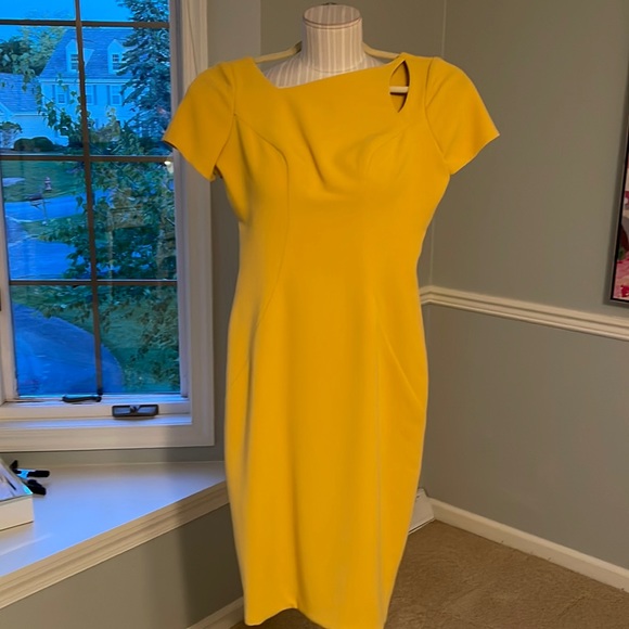 Dresses | One Of A Kind Made For Miss America Interview Mustard Yellow ...